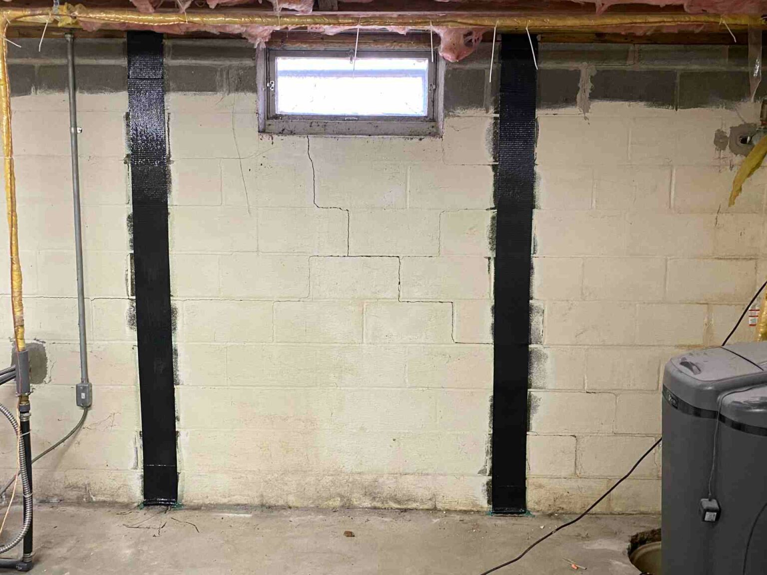 Bowing Basement Wall Repair in Michigan | Bluebird CFW